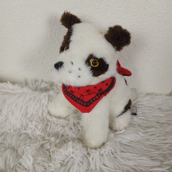 Wells Fargo | Toys | Vintage Jack Wells Fargo Stuffed Plush Dog Mascot ...